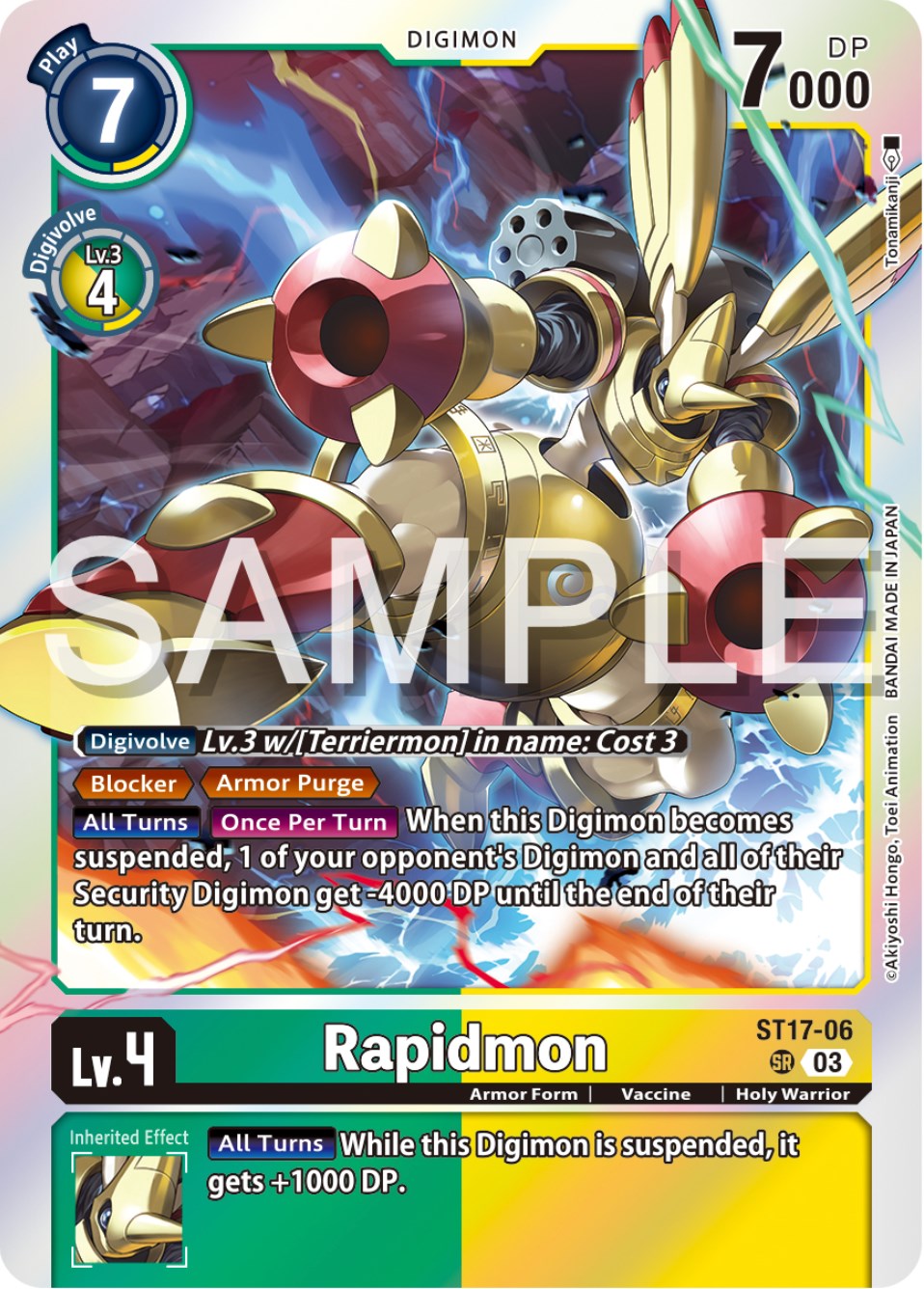 Rapidmon [ST17-06] [Starter Deck: Double Typhoon Advanced Deck Set] – Red Riot Games CA