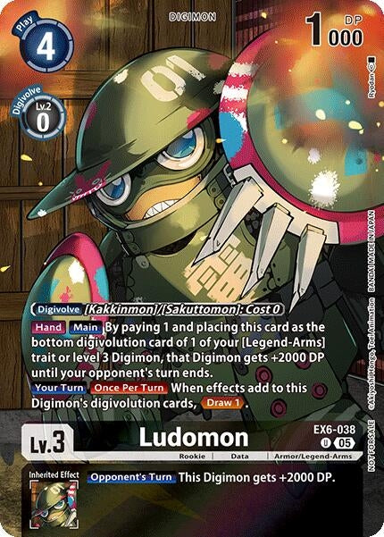 Ludomon (Versus Monsters Legend Pack 2025) (EX6-038 U) (Versus Monster – Red Riot Games CA