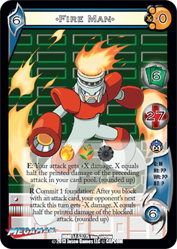 Fire Man (53) (Mega Man: Collector's Tins) – Red Riot Games CA