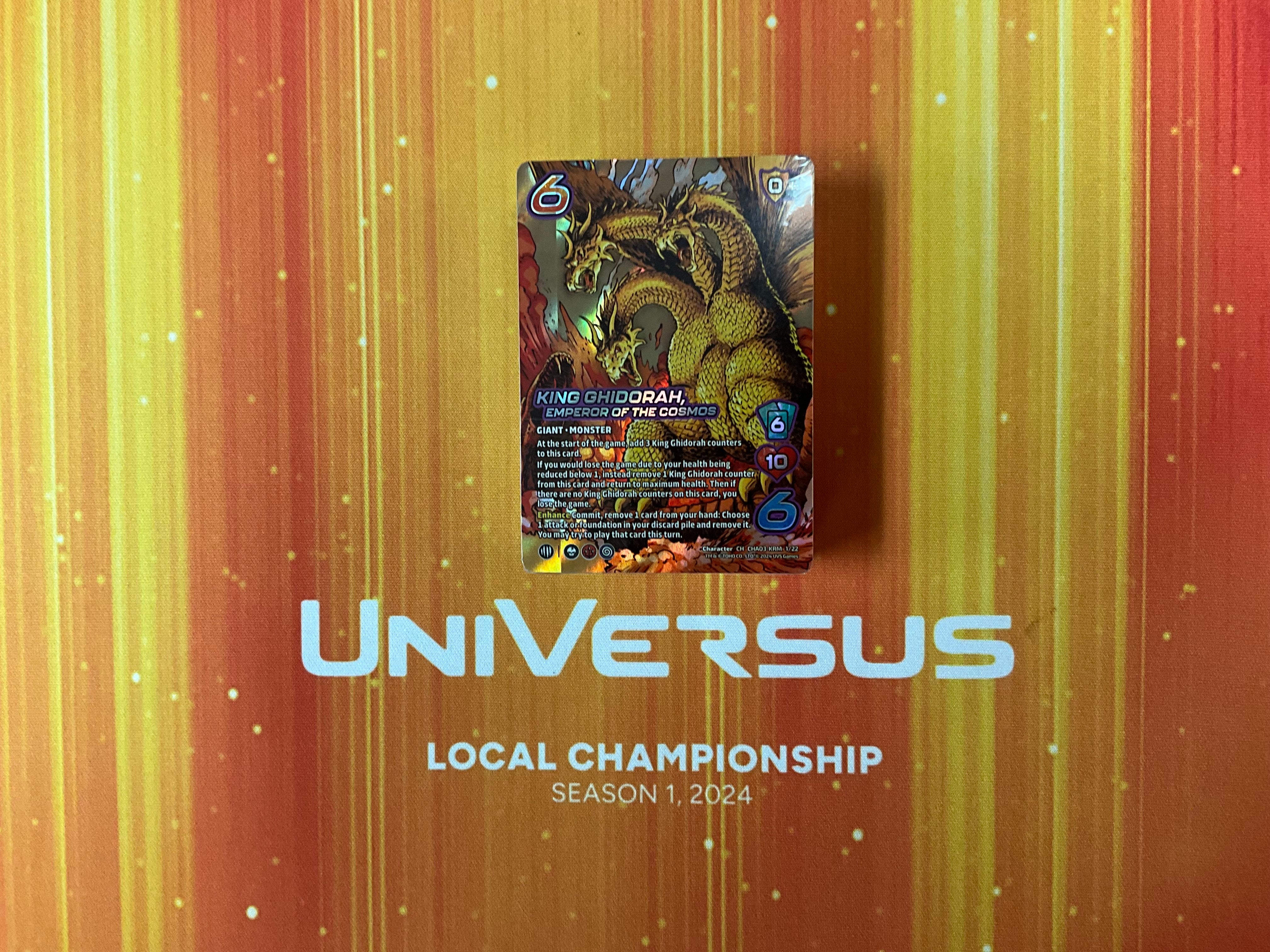 GODZILLA CHALLENGER SERIES: Ghidorah & Rodan (Deck Only) – Red Riot ...