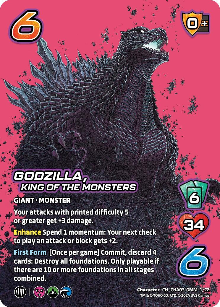 Godzilla, King of the Monsters (CHA03-GMM 1/22) – Red Riot Games CA