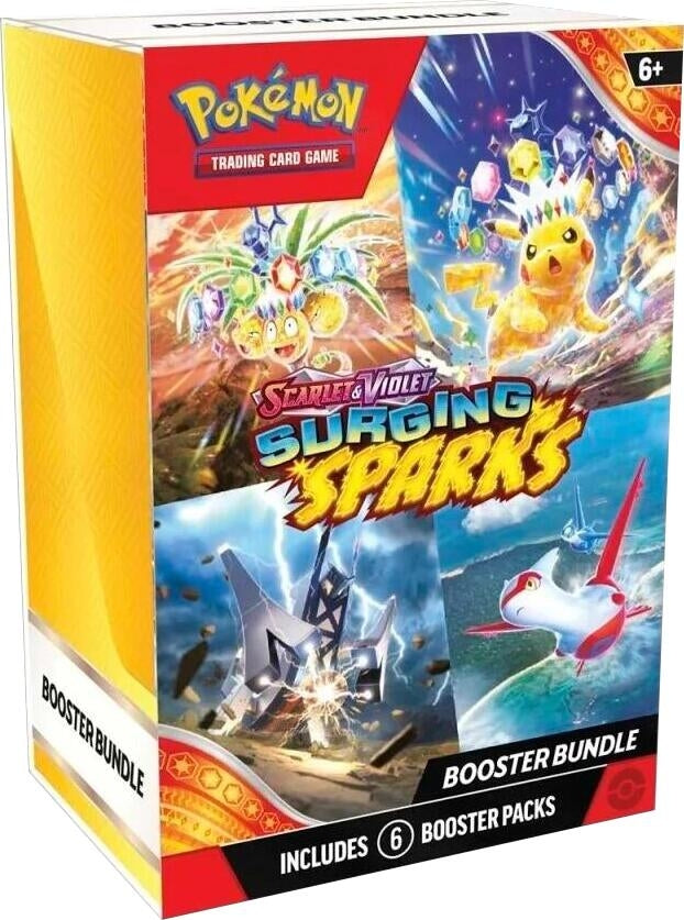 Surging Sparks Booster Bundle – Red Riot Games CA