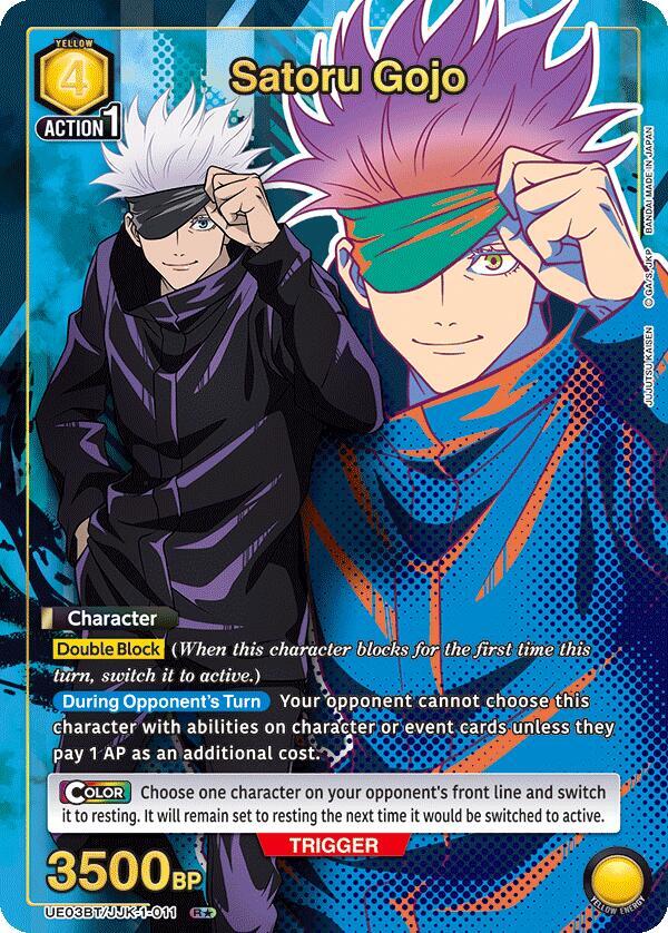Satoru Gojo (011) (R*) [Jujutsu Kaisen] – Red Riot Games CA