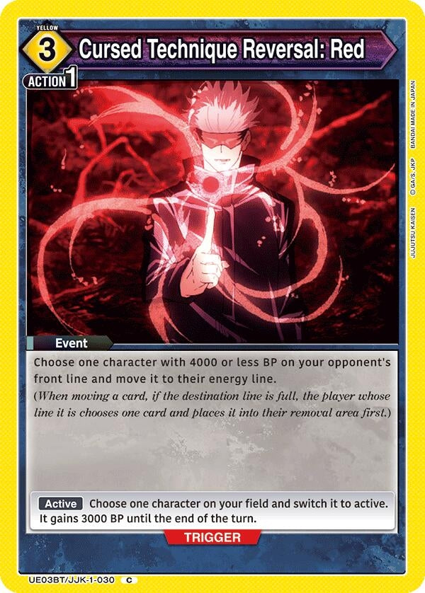 Cursed Technique Reversal: Red [Jujutsu Kaisen] – Red Riot Games CA