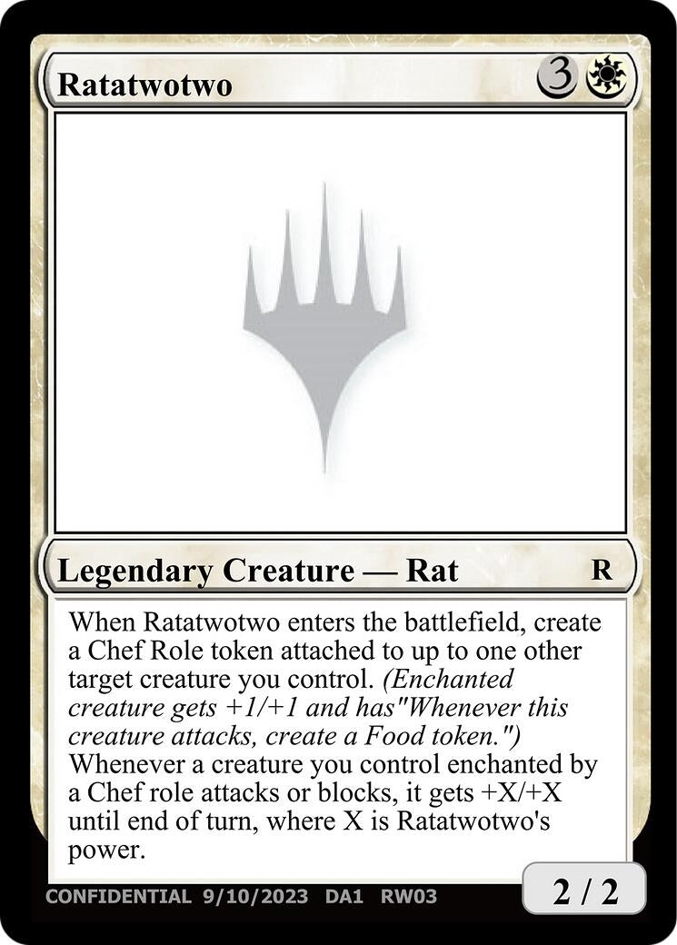 Ratatwotwo [Un-Known Event Playtest Cards] – Red Riot Games CA