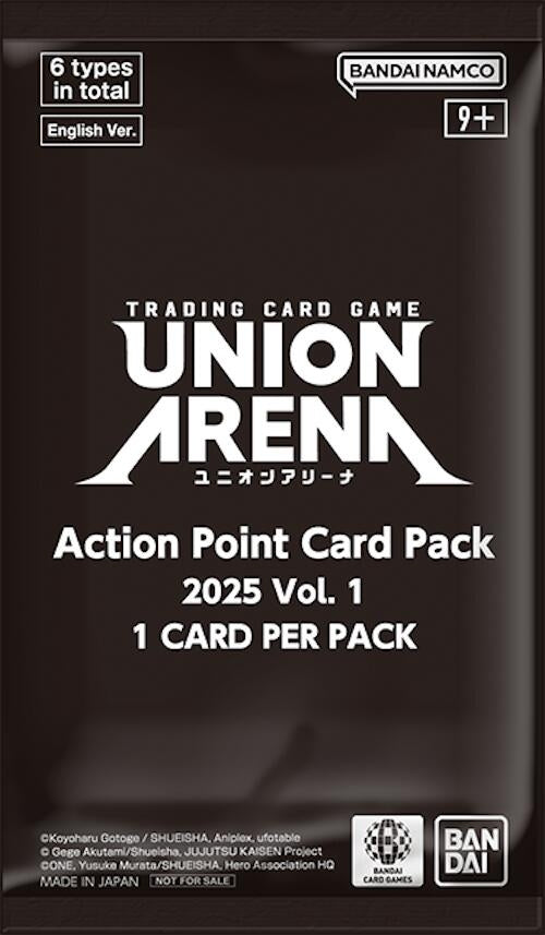 Union Arena Action Point Card Pack 2025 Vol. 1 (UEPR) – Red Riot Games CA