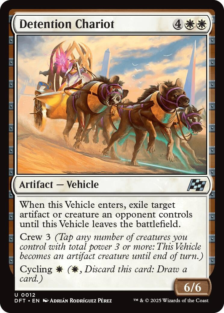 Detention Chariot (12) (DFT) – Red Riot Games CA