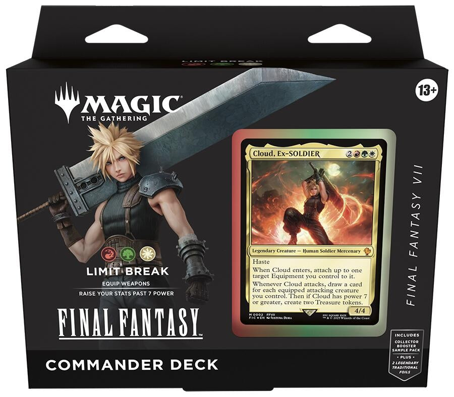 FINAL FANTASY Commander Deck - FINAL FANTASY VII Limit Break – Red Riot ...