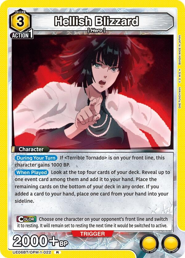Hellish Blizzard (022) (UE06BT/OPM-1-022) [UE06BT: One Punch Man] – Red ...