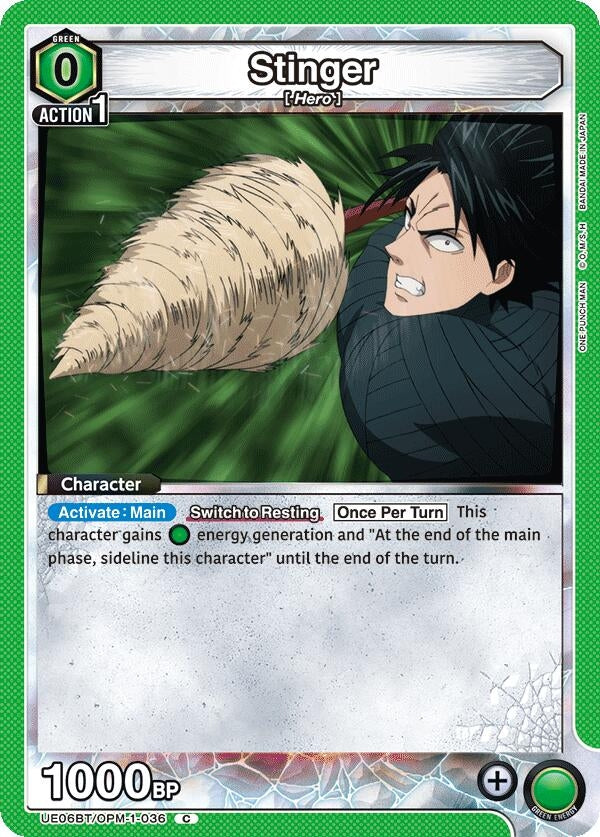 Stinger (UE06BT/OPM-1-036) [UE06BT: One Punch Man] – Red Riot Games CA