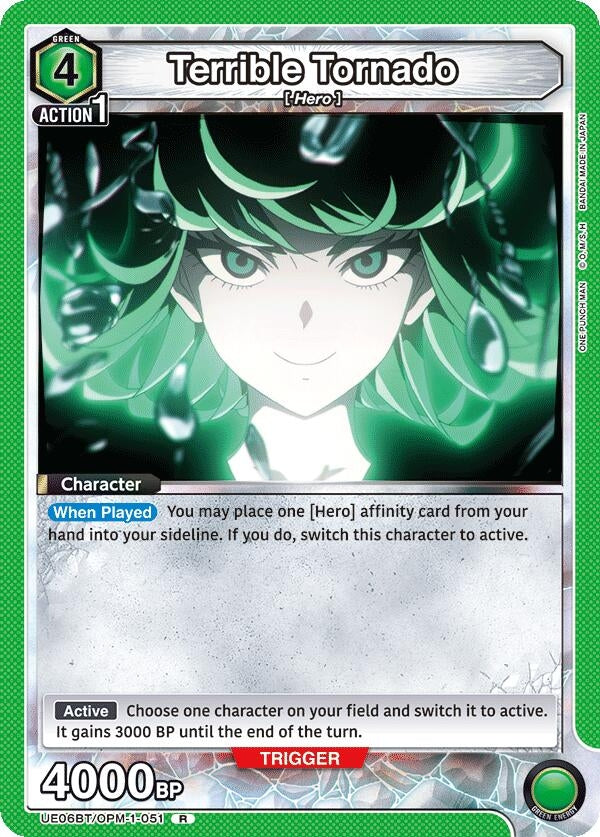 Terrible Tornado (051) (UE06BT/OPM-1-051) [UE06BT: One Punch Man] – Red ...