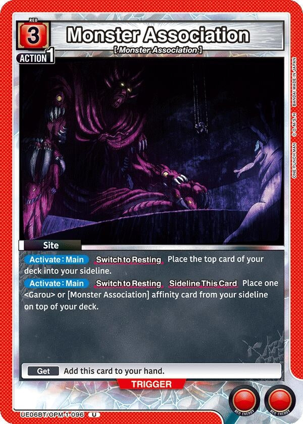 Monster Association (UE06BT/OPM-1-096) [UE06BT: One Punch Man] – Red ...