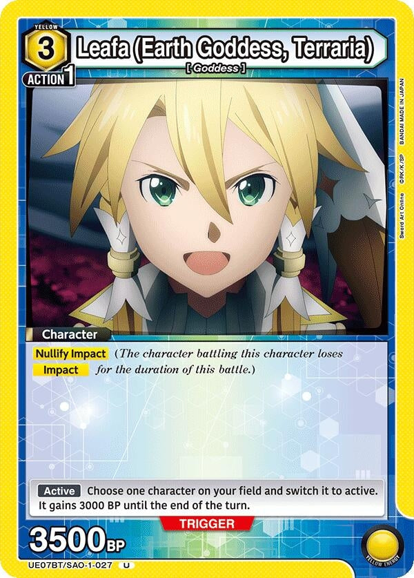 Leafa (Earth Goddess, Terraria) (027) (UE07BT/SAO-1-027) (UE07BT) – Red ...
