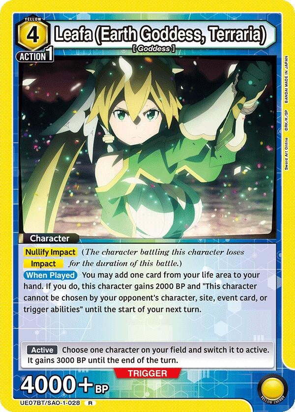 Leafa (Earth Goddess, Terraria) (028) (UE07BT/SAO-1-028) (UE07BT) – Red ...