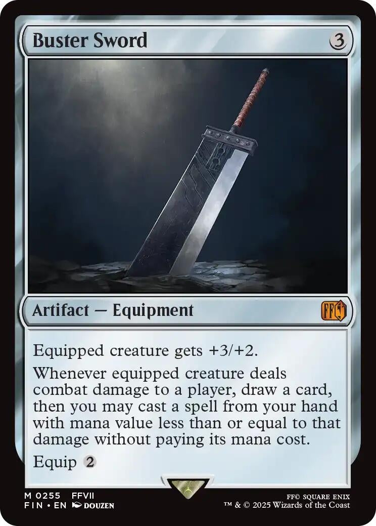 Buster Sword (255) (FINAL FANTASY) – Red Riot Games CA
