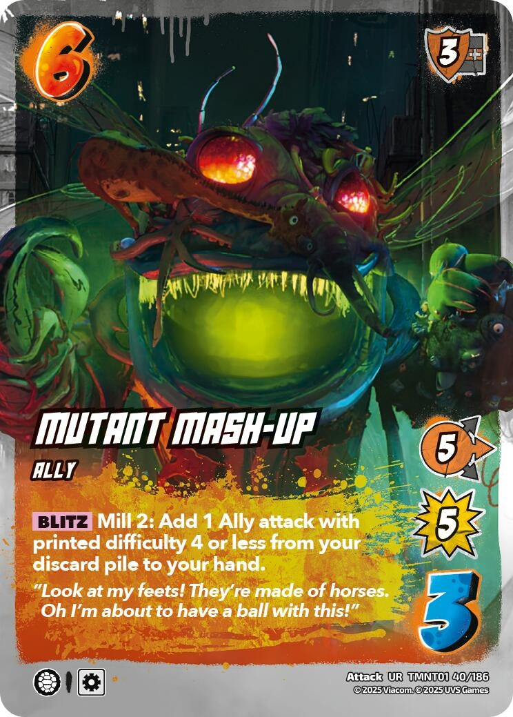 Mutant Mash-Up (TMNT01 40/186) (Teenage Mutant Ninja Turtles) – Red ...