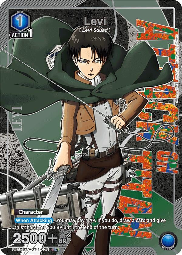 Levi (008) (U*) (UE10BT/AOT-1-008) (UE10BT: Attack on Titan) – Red Riot ...