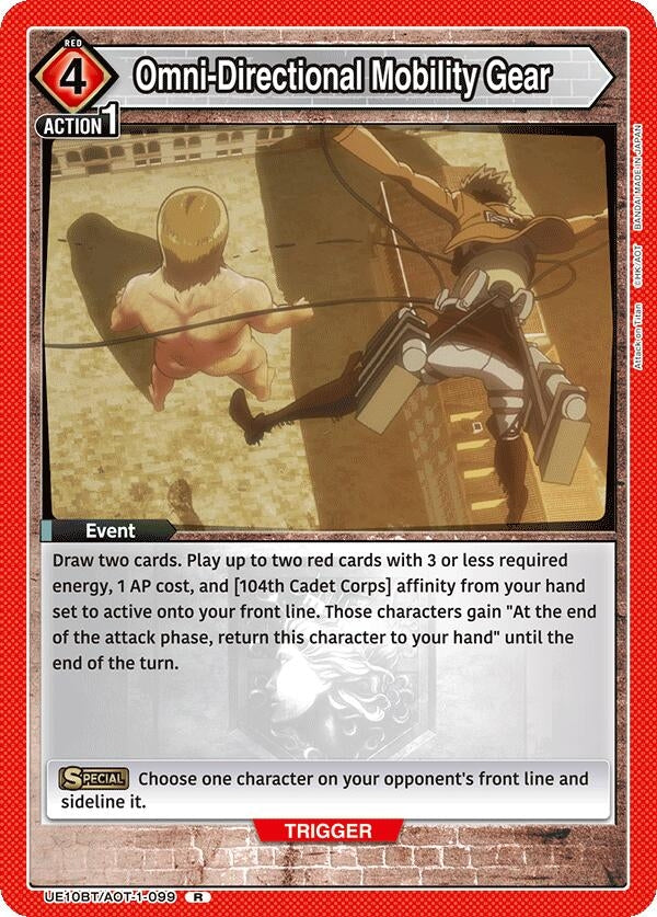 Omni-Directional Mobility Gear (UE10BT/AOT-1-099) (UE10BT: Attack on T ...