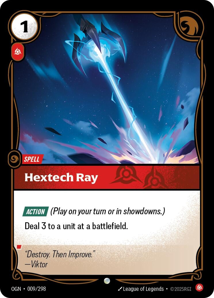 Hextech Ray (009/298) (Origins) – Red Riot Games CA