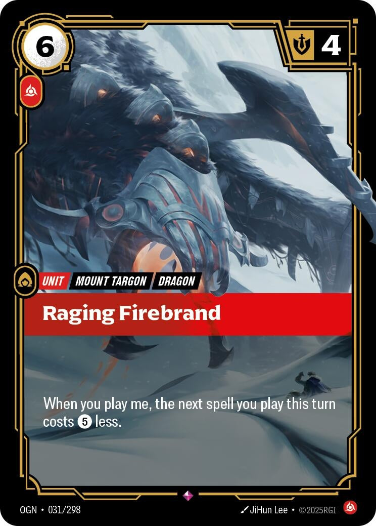 Raging Firebrand (031/298) (Origins) – Red Riot Games CA