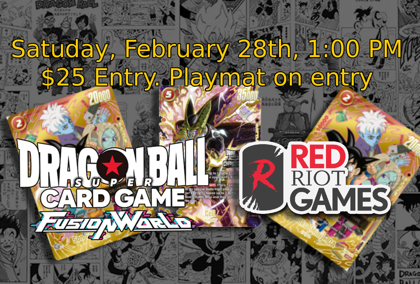 Fusion World Serial Event – Red Riot Games CA