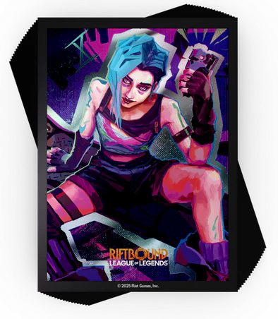 RIFTBOUND LEAGUE OF LEGENDS TCG Sleeves Jinx – Red Riot Games CA