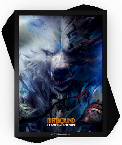 RIFTBOUND LEAGUE OF LEGENDS TCG Sleeves Volibear – Red Riot Games CA