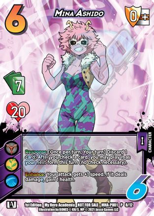 Mina Ashido [Promo Cards] – Red Riot Games CA