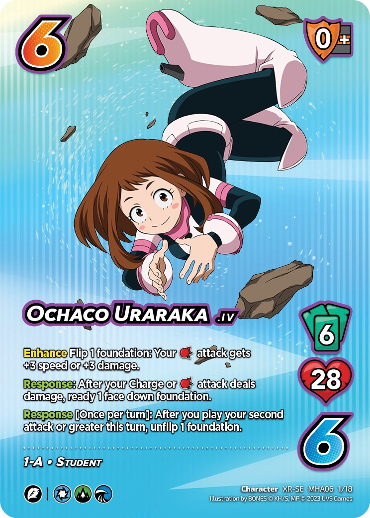 Ochaco Uraraka (1/18) (XR) [Jet Burn] – Red Riot Games CA