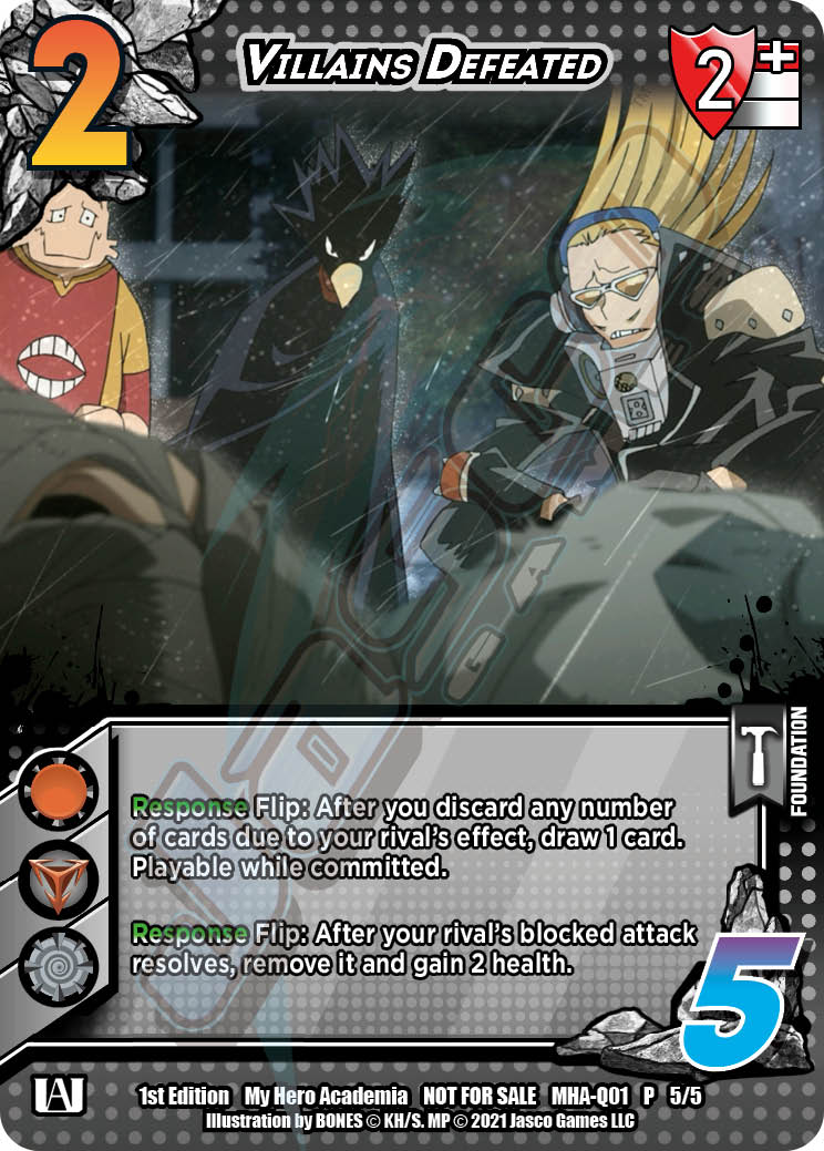 Villains Defeated [Promo Cards] – Red Riot Games CA